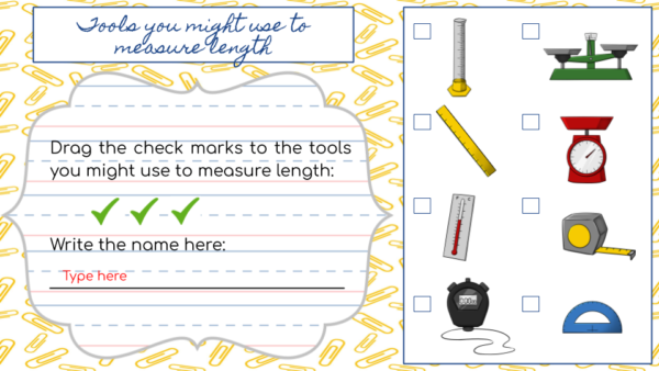 Measurement metric system length digital study guide