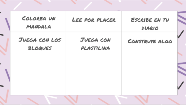Choice-boards o tableros de elección. ¿Qué son y cómo utilizarlos?